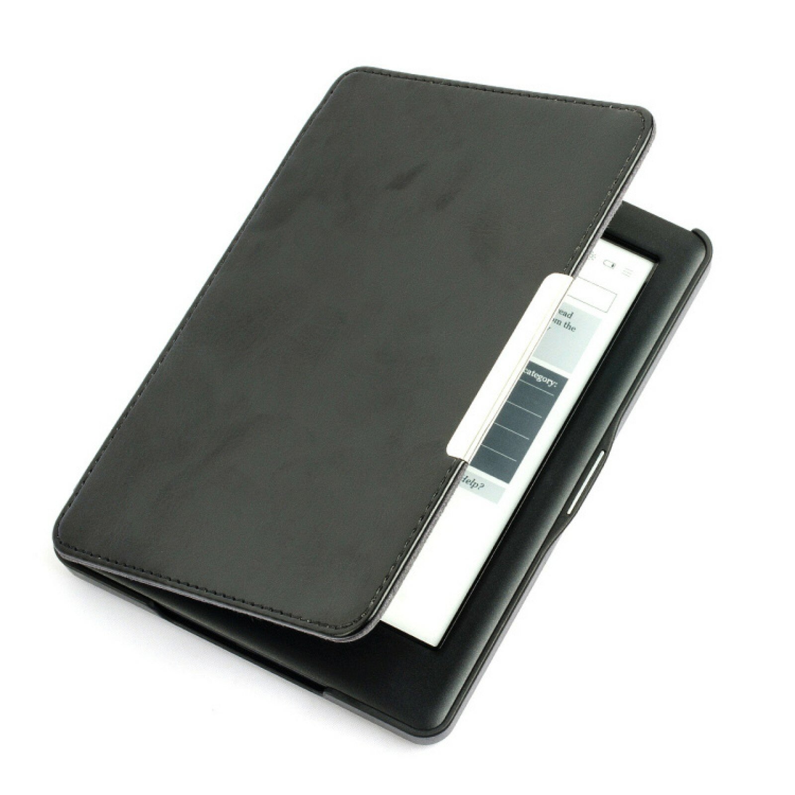 Чехол-обложка MyPads для электронной книги Kobo Touch 2.0 черный, искусственная кожа, надежная защита