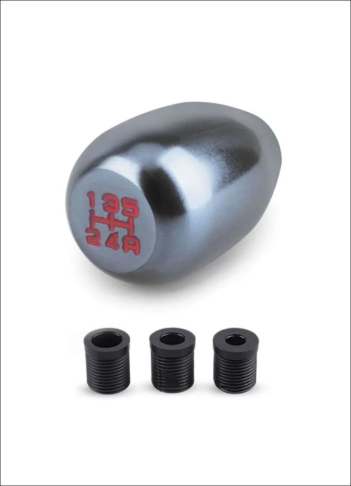 Ручка коробки переключения передач (КПП) металл 6 см 4 см графит - 1 шт.