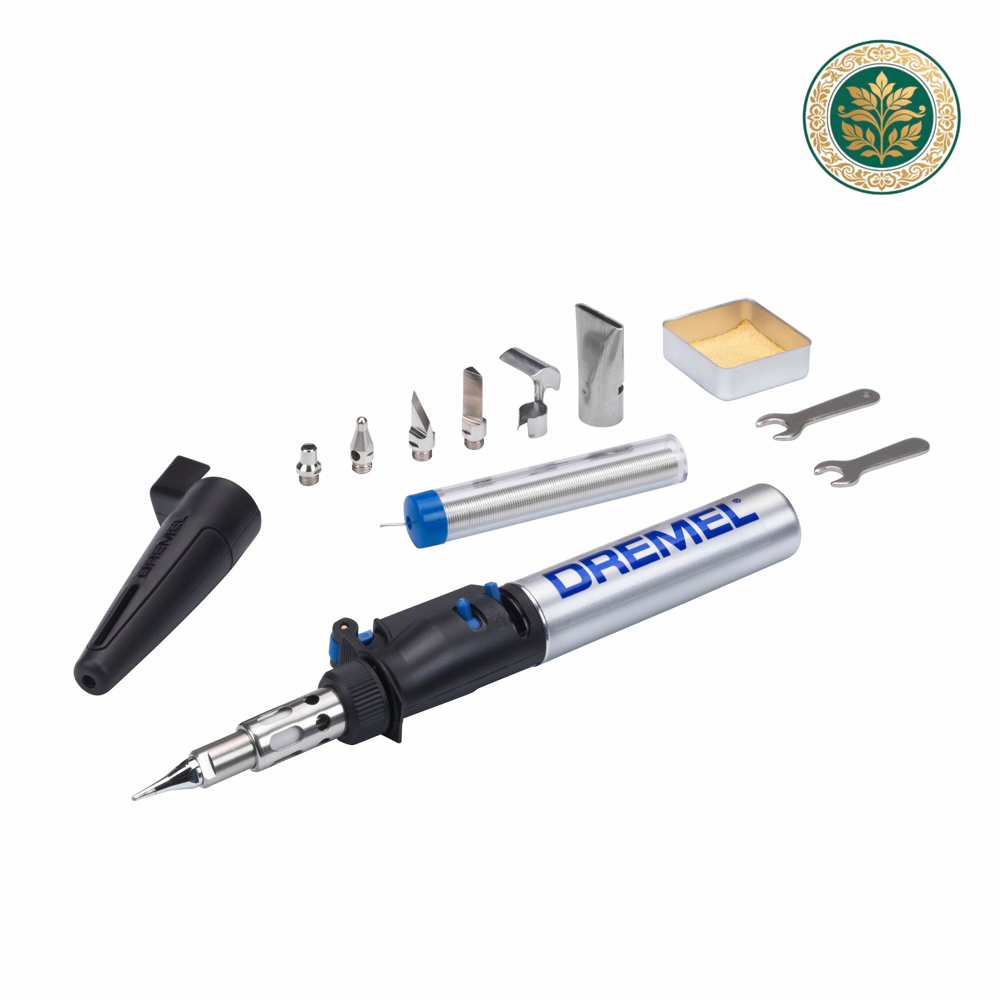 Газовый паяльник Dremel 6 в 1 с насадками