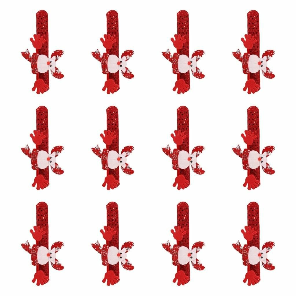 12 шт. Рождественские браслеты, - C