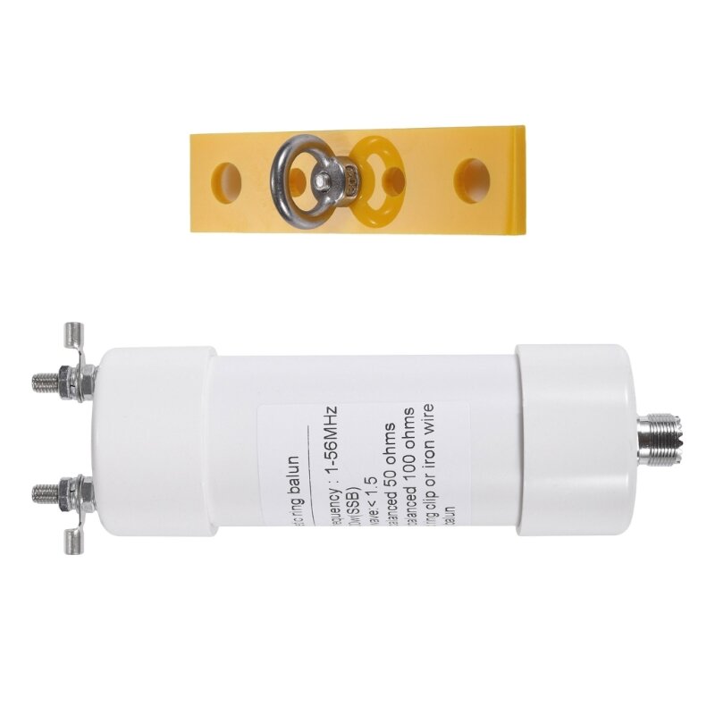 Балун высокой мощности мощностью 200 Вт для Систем Высокочастотных Антенн с преобразованием Импеданса 1:2 Водонепроницаемая конструкция в диапазонах частот 1-56 МГц