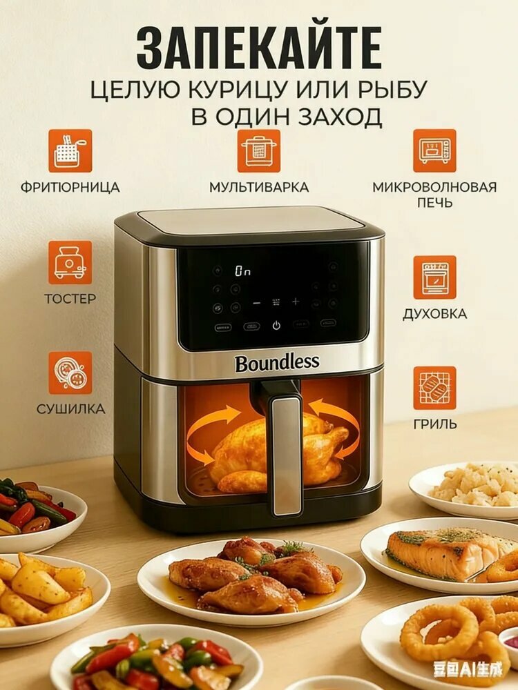 Аэрогриль Аэрогриль_ляля, черный, черный матовый