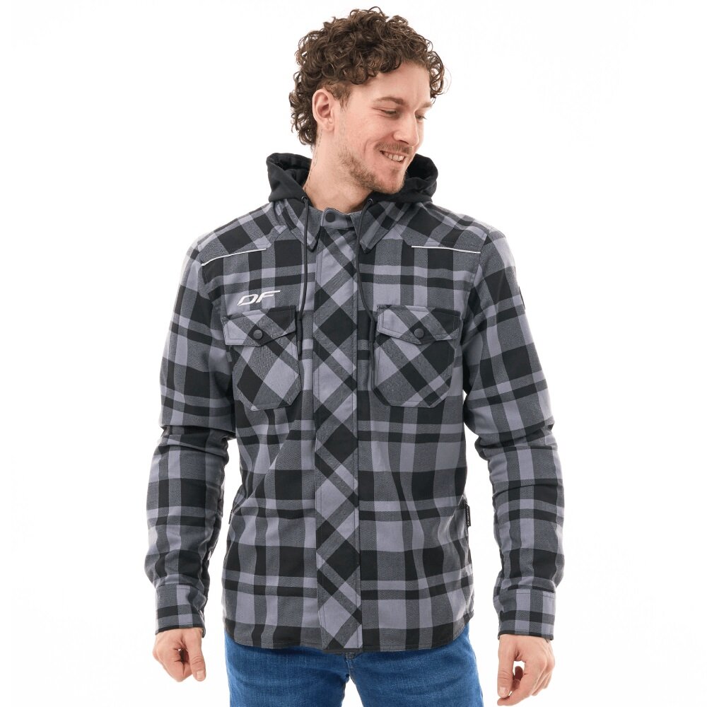 Мотокуртка Dragonfly Streetfighter-2025 Grey. S. Серый-черный