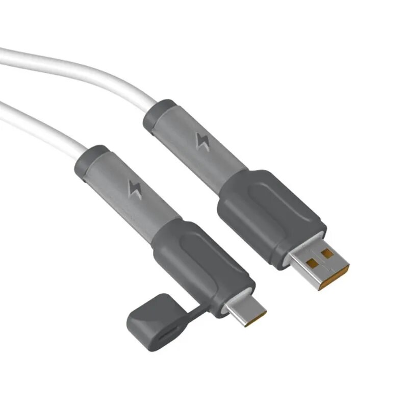 Защитные колпачки для кабеля USB Type-C, Серый черный - Универсальный Android mo