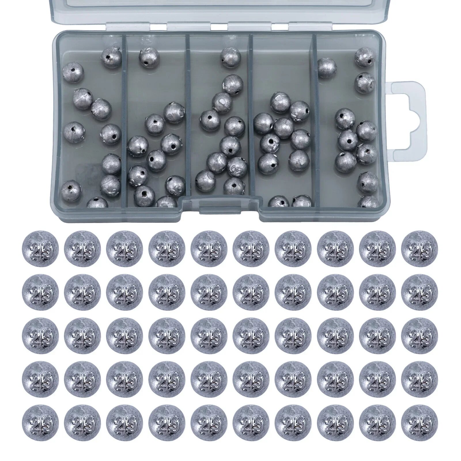 Goture грузила для рыбалки 30/50 шт. 2.5g 50pcs