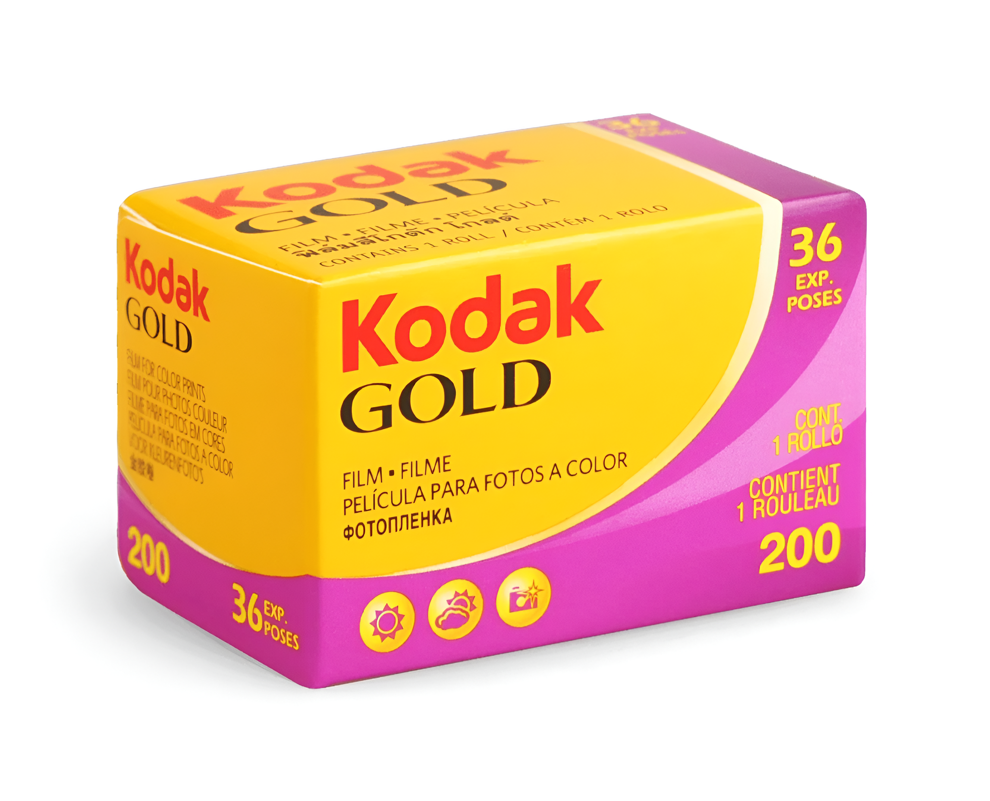Фотопленка Kodak gold цветная 35мм 36 кадров