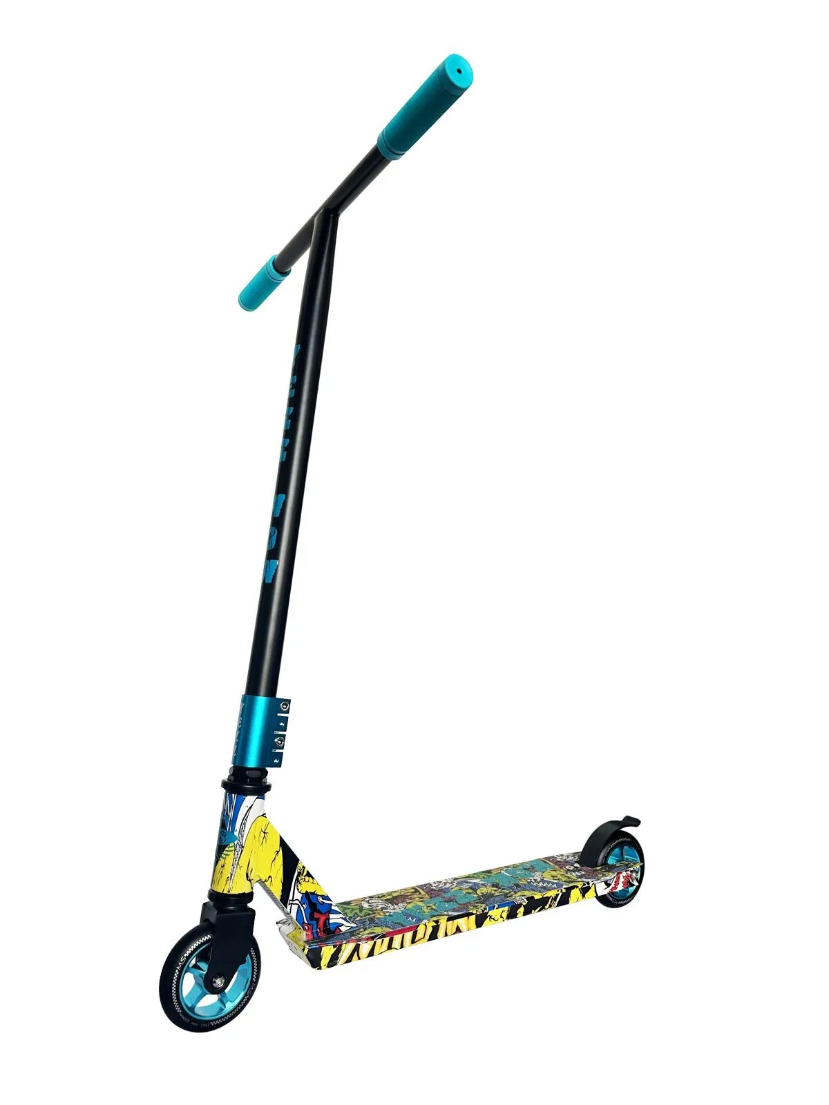 Трюковой самокат Yezz MS-171 WOW аква