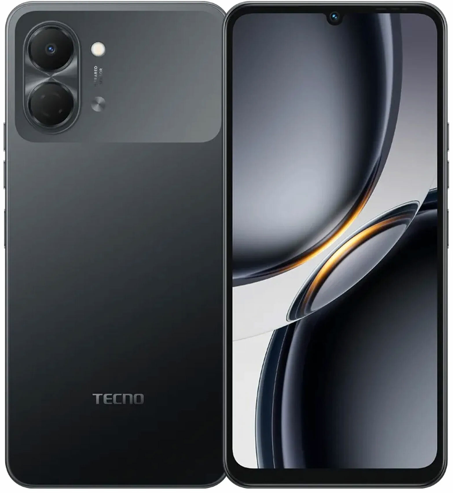 Смартфон Tecno SPARK Go 3 KN3 128+4 Ink Black