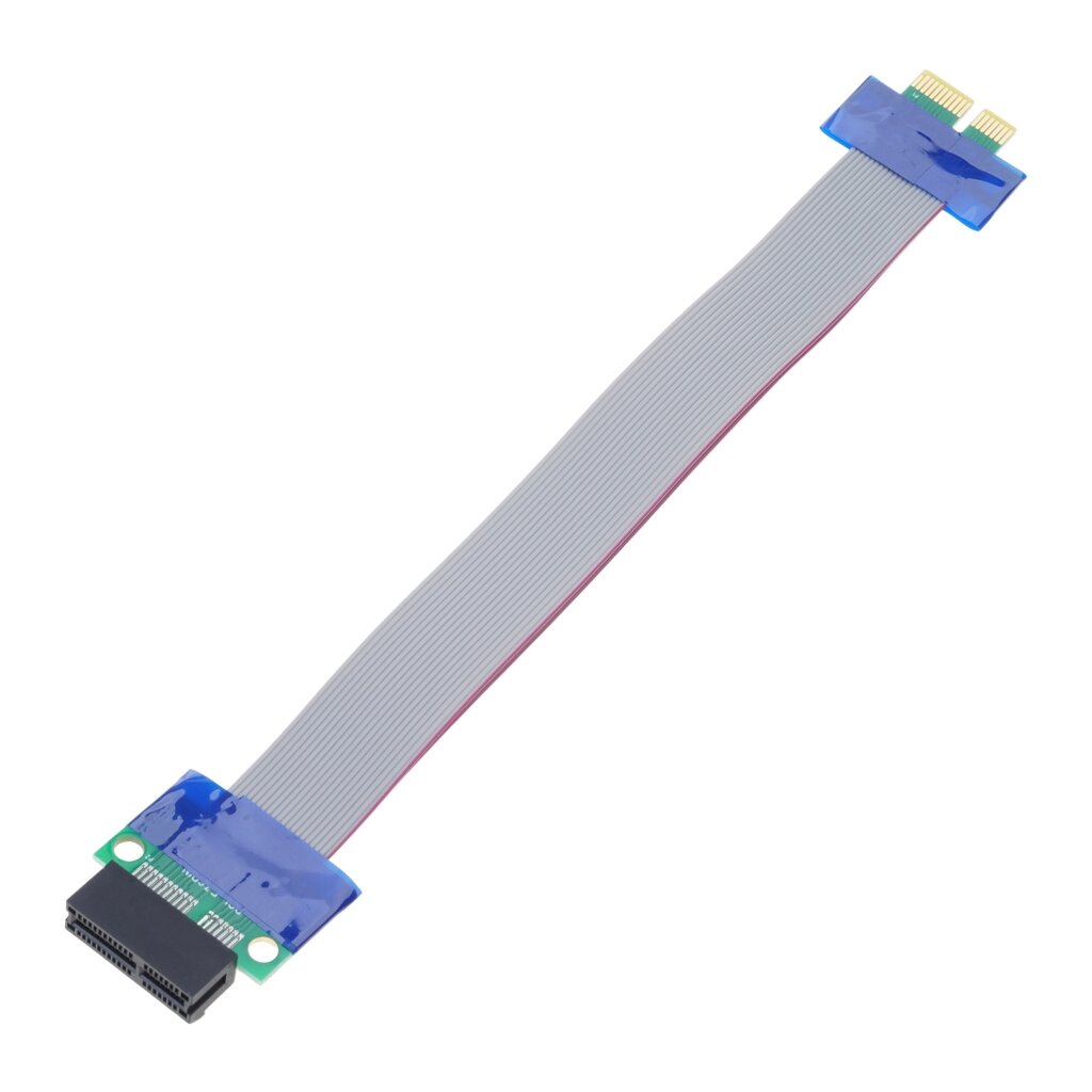 1X-1X Удлинитель Riser Card Конвертер Кабеля PCI-E PCIE X 1 Ленточный Удлинитель