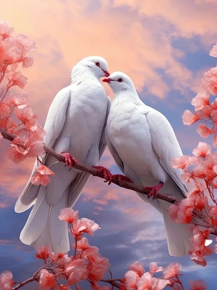 Алмазная Мозаика "Красивый Белый Голубь" 40х50 См Алмазная Вышивка / Картина Стразами Подарков / Украшения