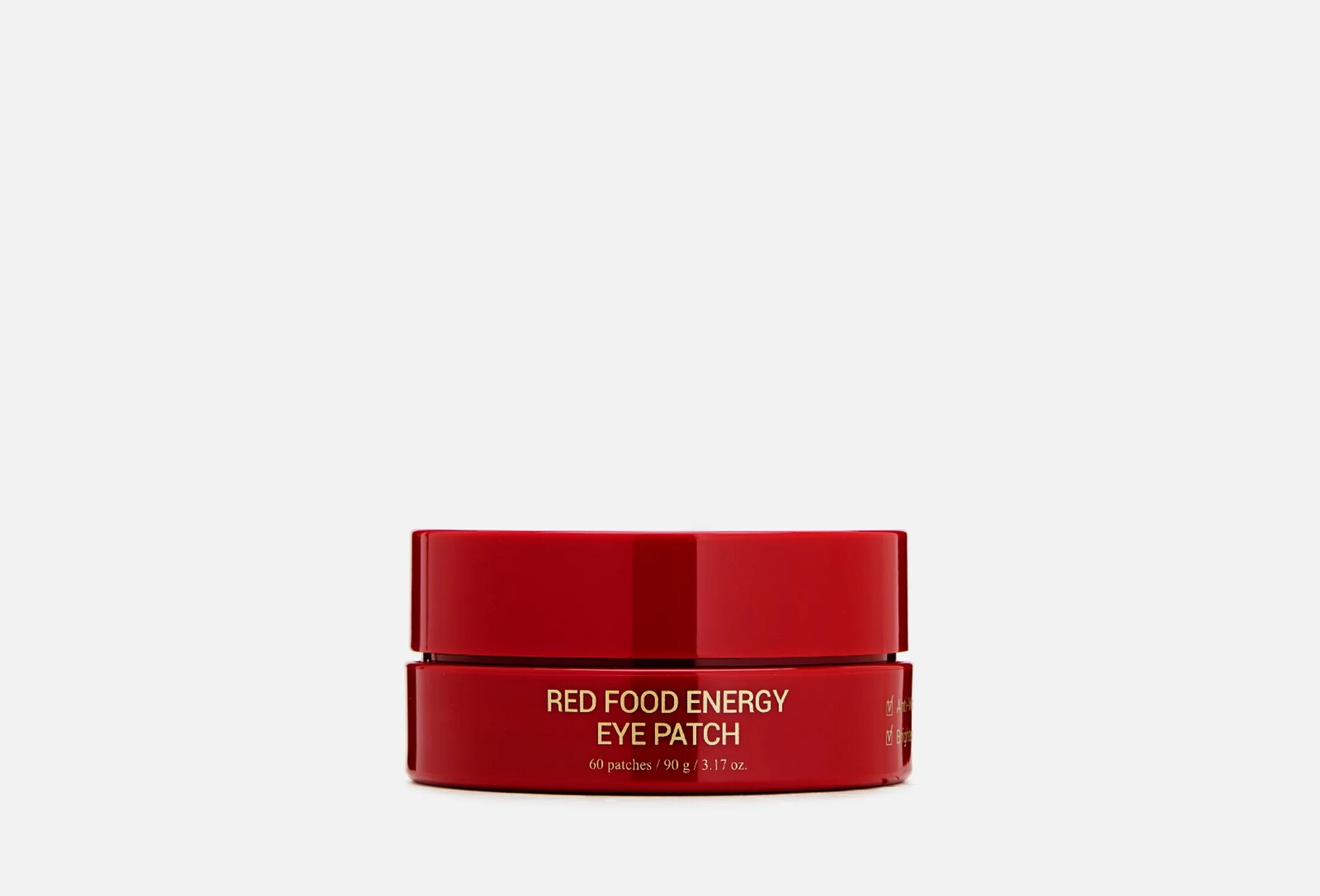 Гидрогелевые патчи RED FOOD ENERGY YADAH, для глаз, антивозрастные, 60 штук