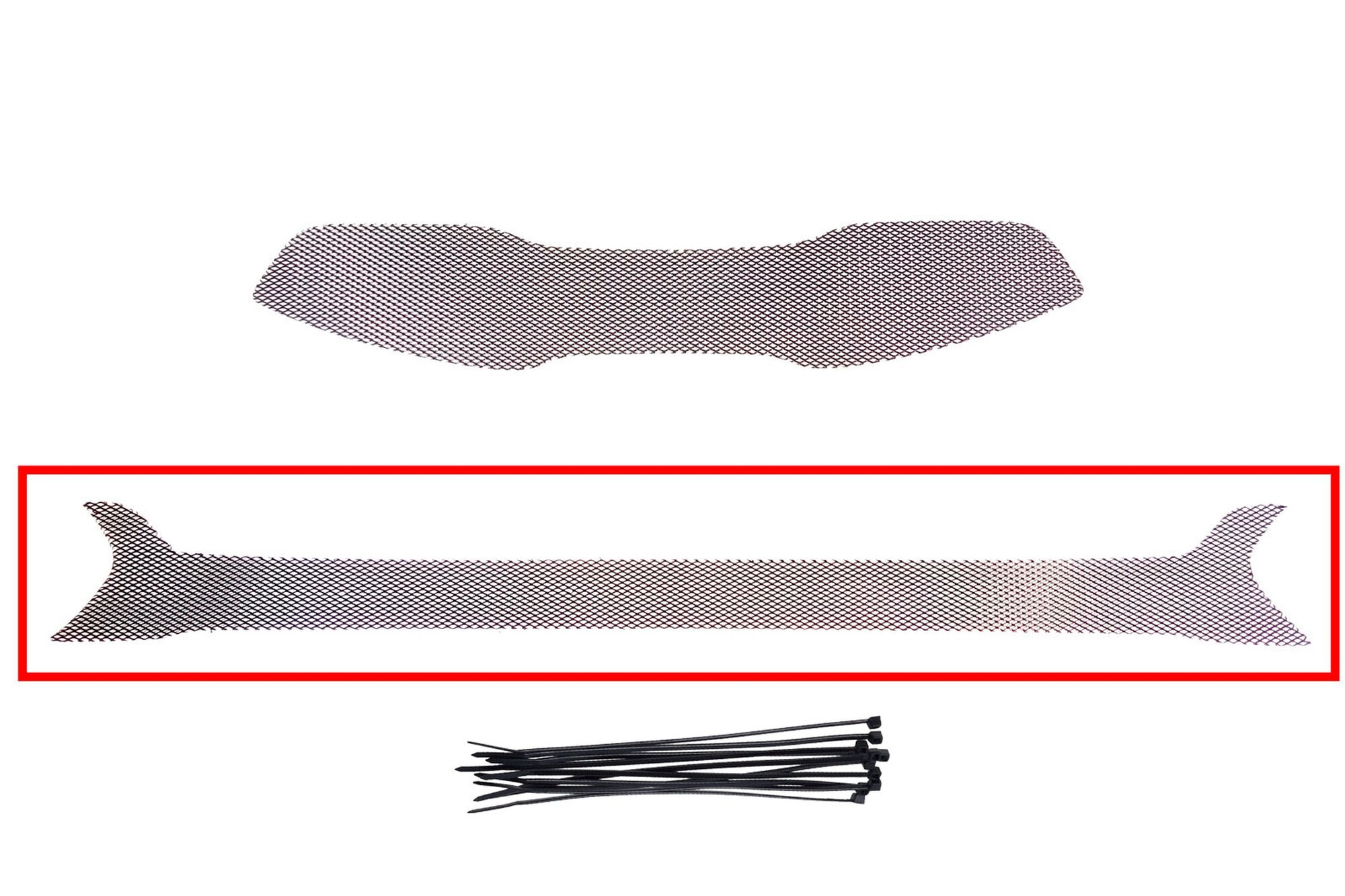 Защитная сетка радиатора Стрелка11 для KIA CEED 2012-2015 (II), низ