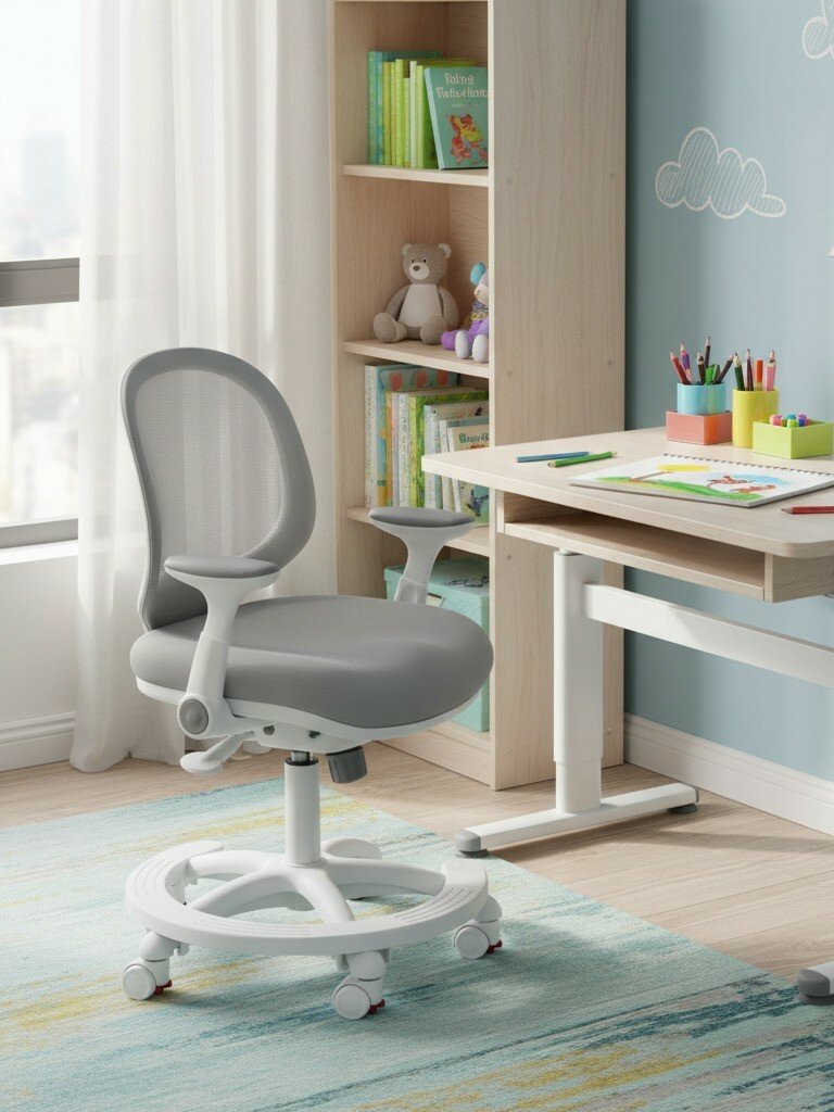 Детское компьютерное кресло TetChair, с сетчатой спинкой, газлифт, до 90кг