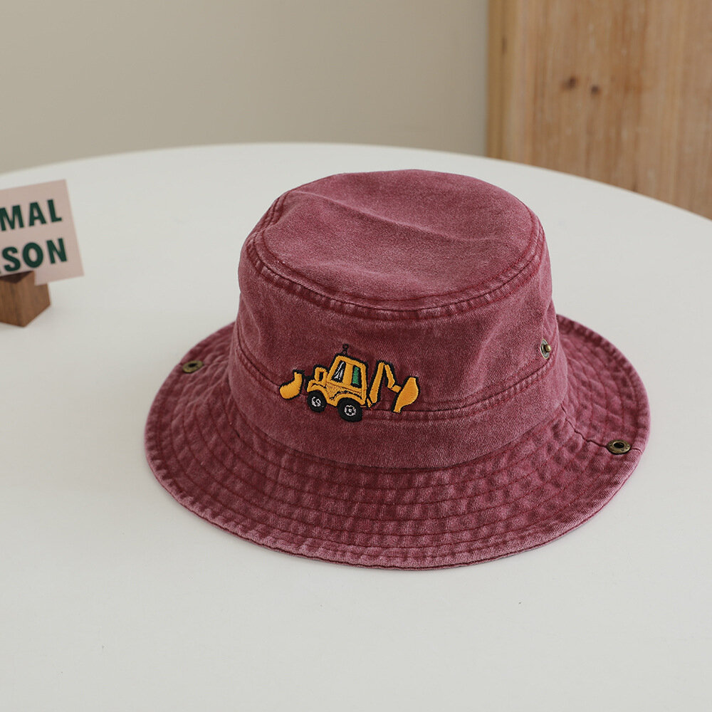 DIY Кашпо Детское Экскаватор Винтажное Солнцезащитное Хлопок