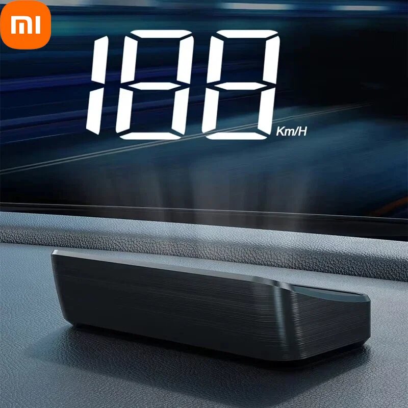 Автомобильный проектор-спидометр Xiaomi HUD с GPS-компасом и многофункциональным дисплеем на лобовое стекло 2026