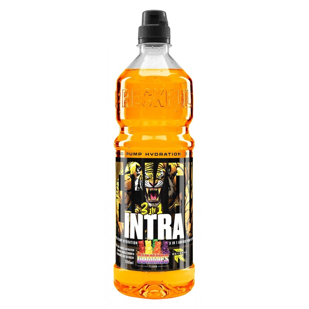 Reckful Напиток Intra 3 in 1 Amino Pump Hydration, 750 мл, Вкус Gummies / Мармеладки