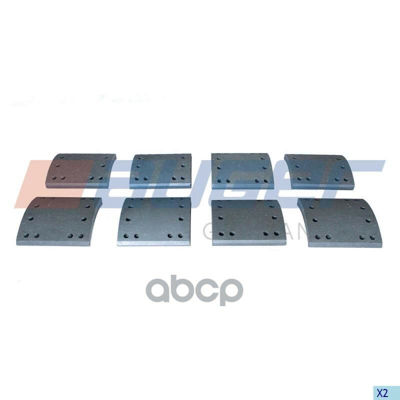 Накладки тормозные барабанных колодок (комплект) AUGER арт. 92977