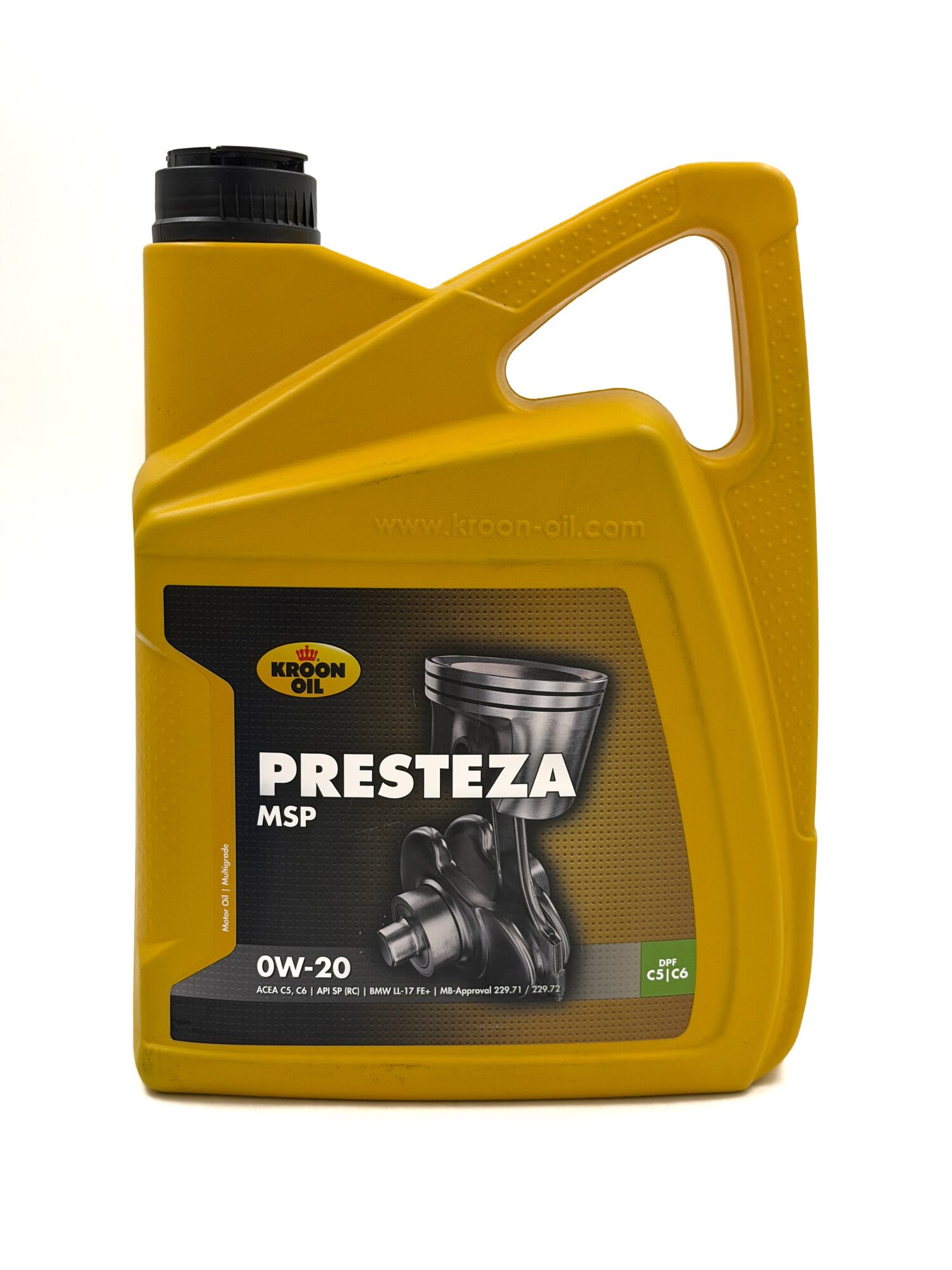 Масло моторное Kroon-Oil Presteza MSP 0W-20 C5/C6, 5 литров ,
