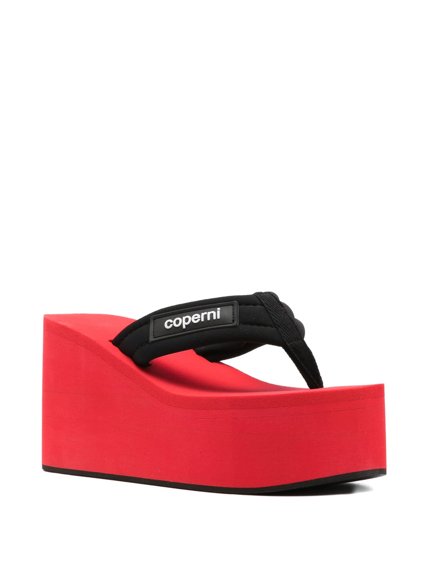 Шлёпанцы Coperni Platform flip-flops, размер 41, red — фото 1