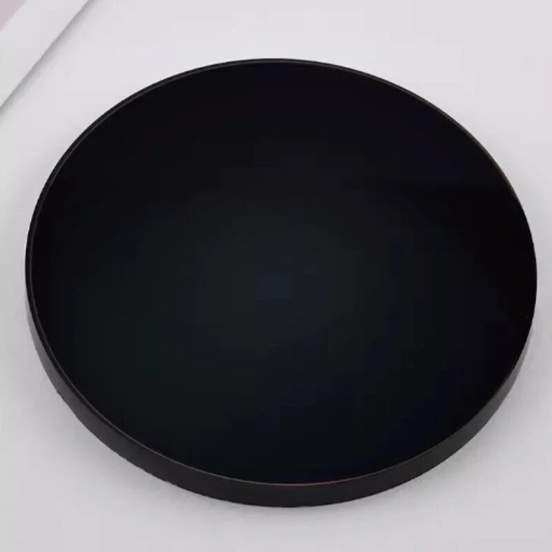 Цветные поликарбонатные линзы для очков черный, Черный, 1.67