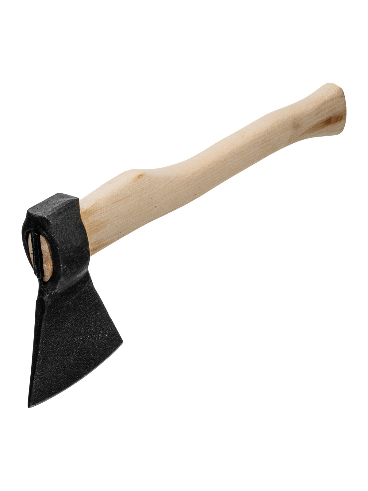 Топор для дров кованый, 700/900 г, закаленная сталь 60Г, деревянное топорище 400 мм, в сборе, тип А, , 21686