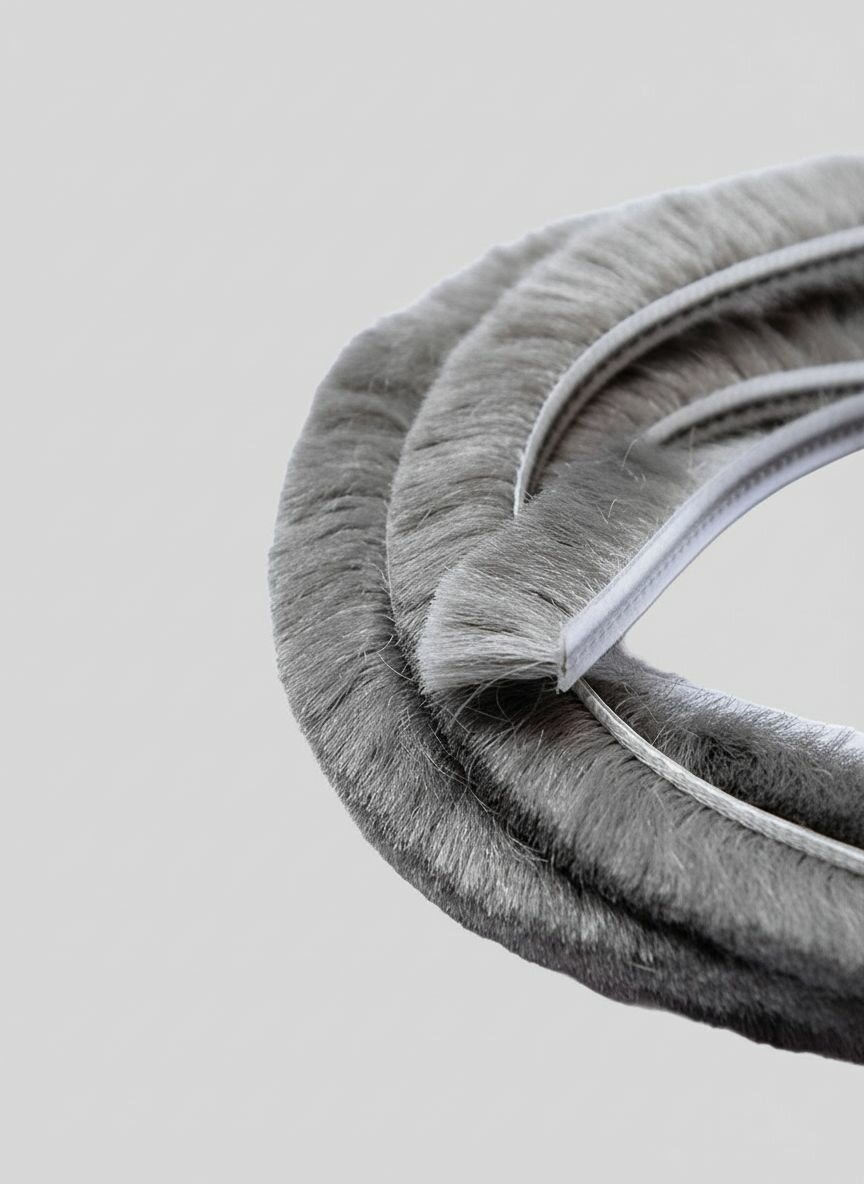 Уплотнитель щеточный фетр для москитной сетки 5х12 мм 15 м KOMFORT москитные системы