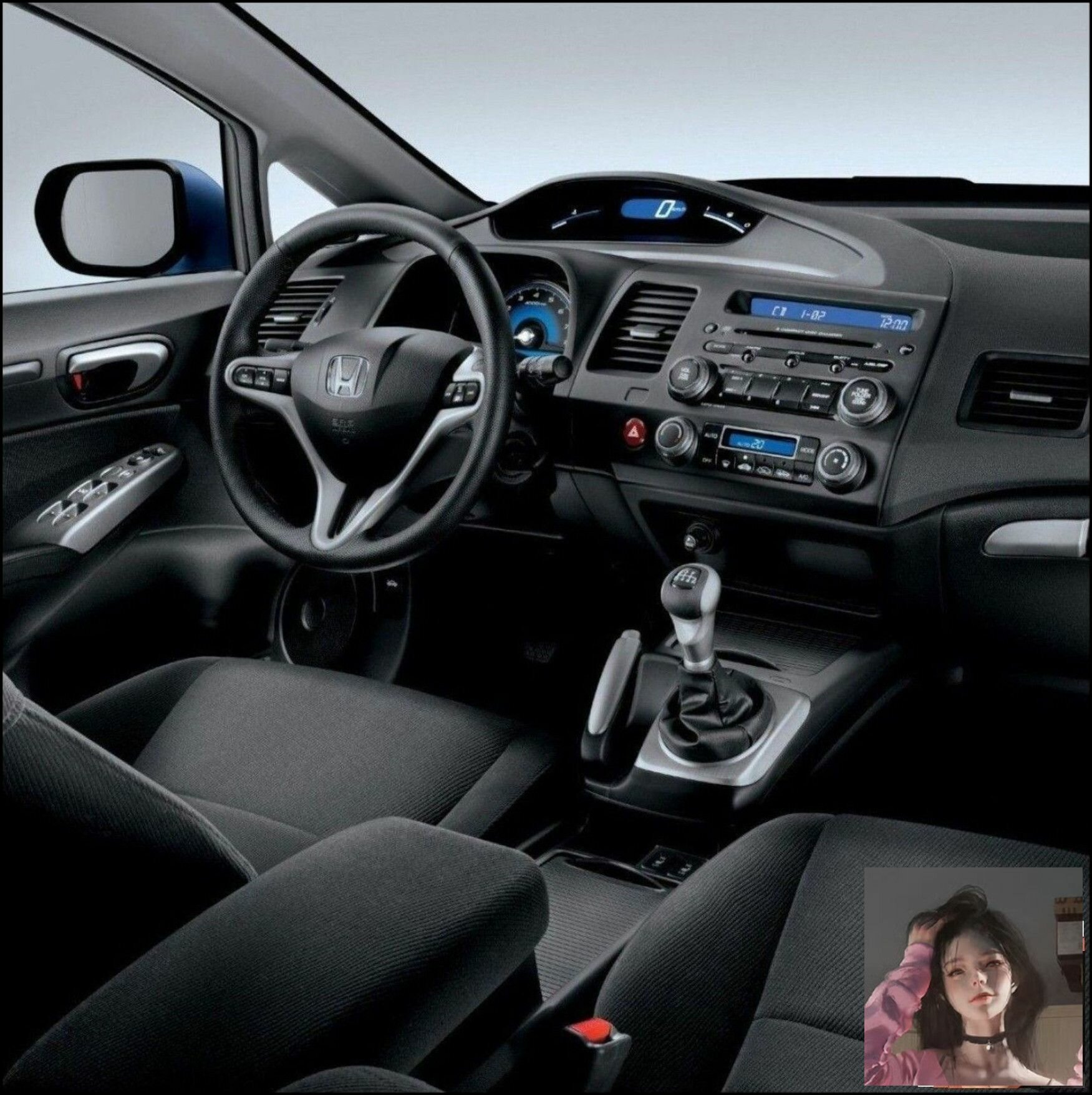 Чехол пыльник кожух ручки переключения КПП для Honda Civic 8 поколение 2005-2011, аналог оригинала — фото 1