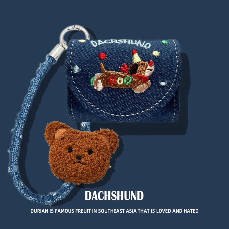 Чехол для наушников Huawei Freeclip2 из искусственной кожи глубокий желтый