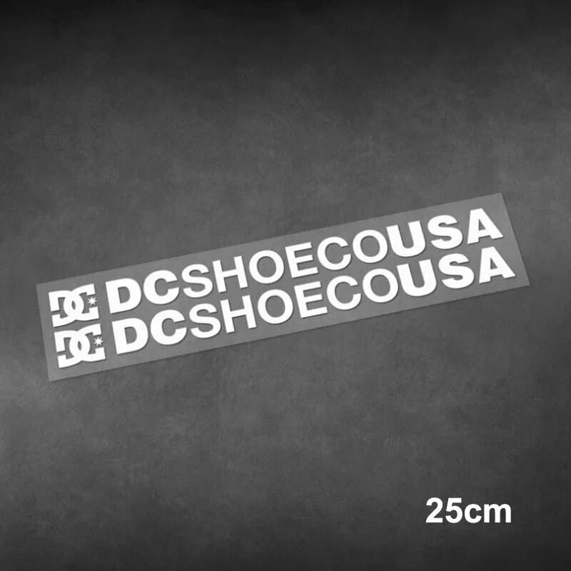 Наклейки DC Shoes Style G 25см (2шт)