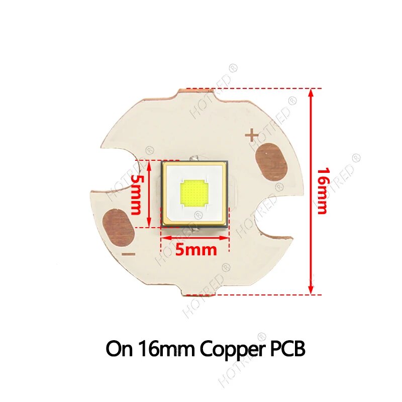 Светодиод HotRed SFT-40, 20Вт, белый, 16мм PCB