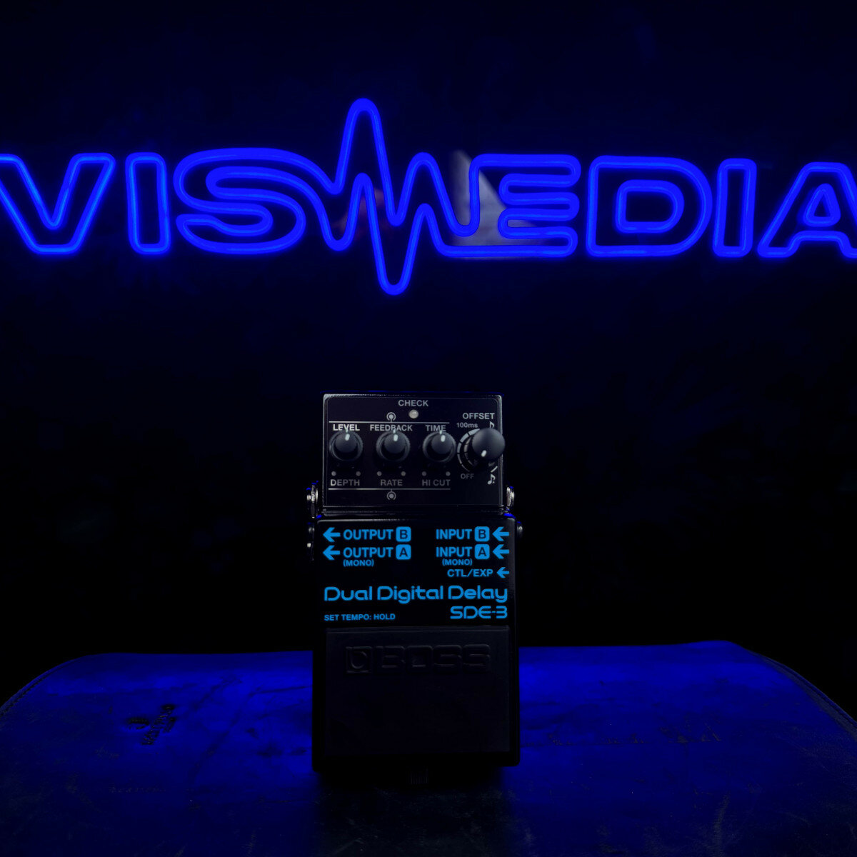 Педаль эффектов Boss "SDE-3", цифровая, портативная, металл, 450 г