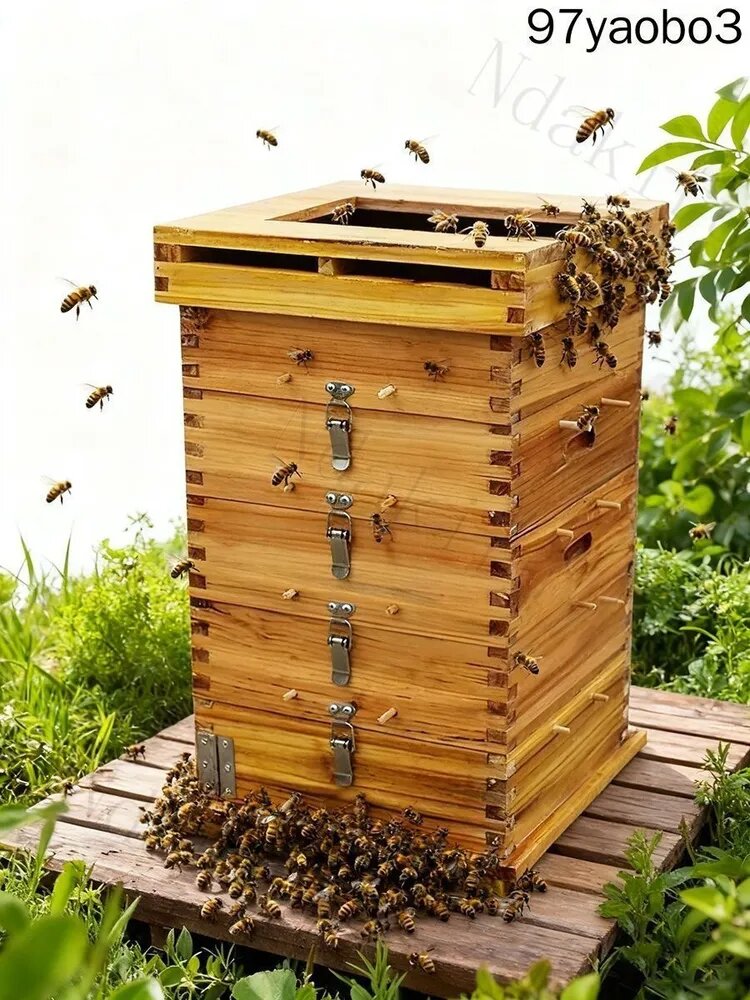 Улей для пчел деревянный, улей для пчел рамочный - рамок неокрашенный-1шт