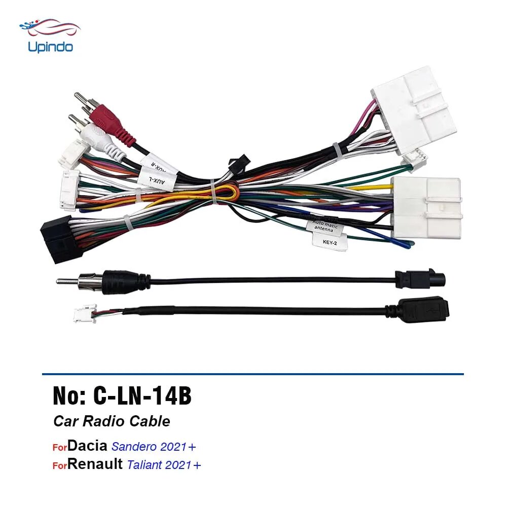Проводка для магнитолы Android с CAN Bus декодером Plug and Play для Renault Cable (NO CAN-Bus)