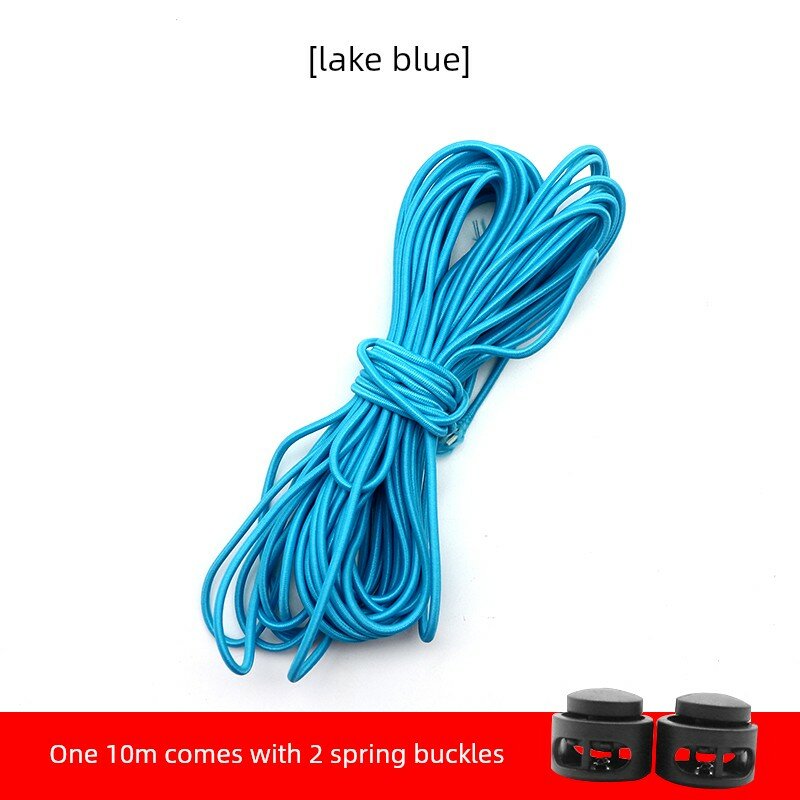 Аксессуары для круглой эластичной ленты, высокоэластичная резинка, тонкая эластичная веревка, аксессуары, черно-белая