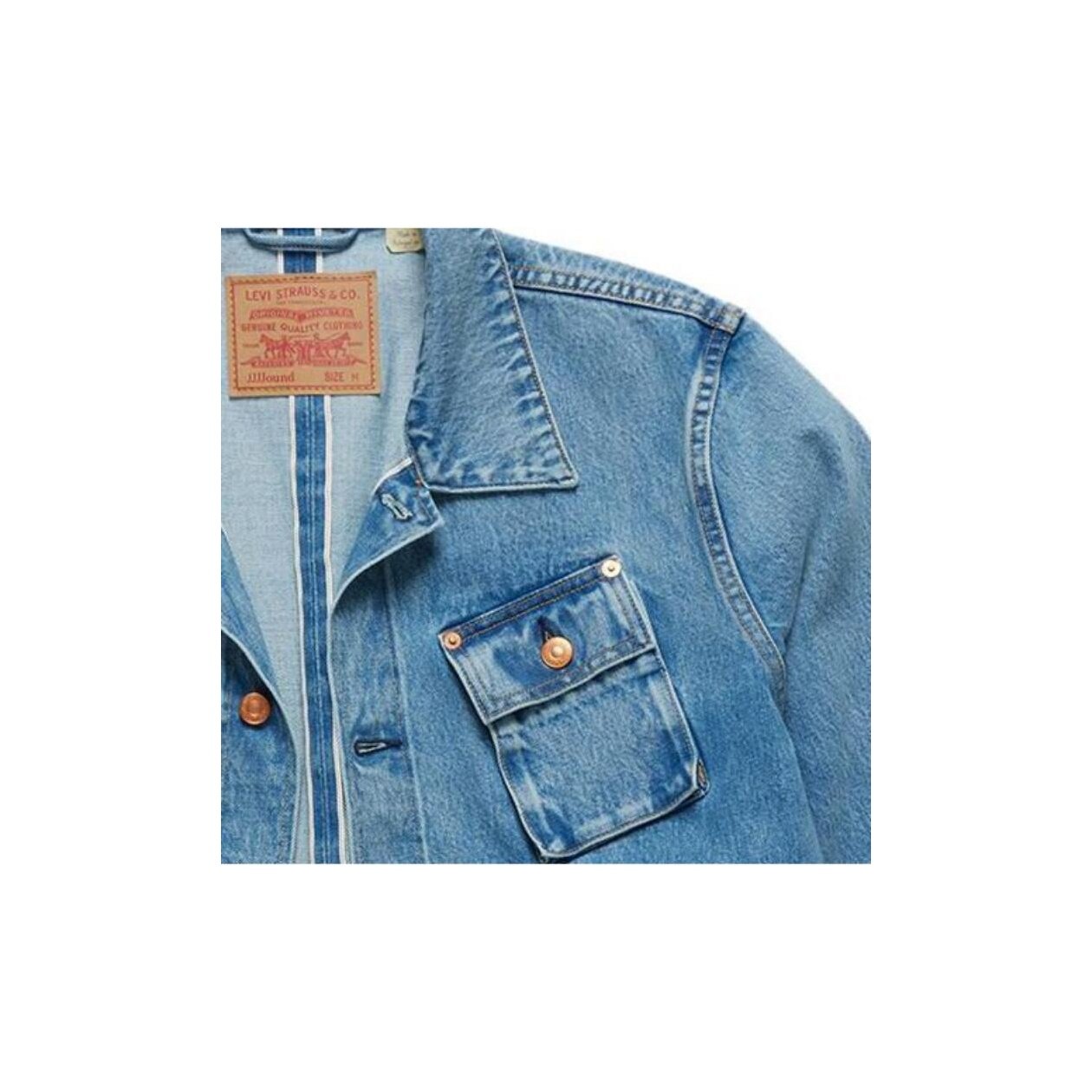 Куртка джинсовая Levi's JJJJound collaboration, размер L, синий — фото 1