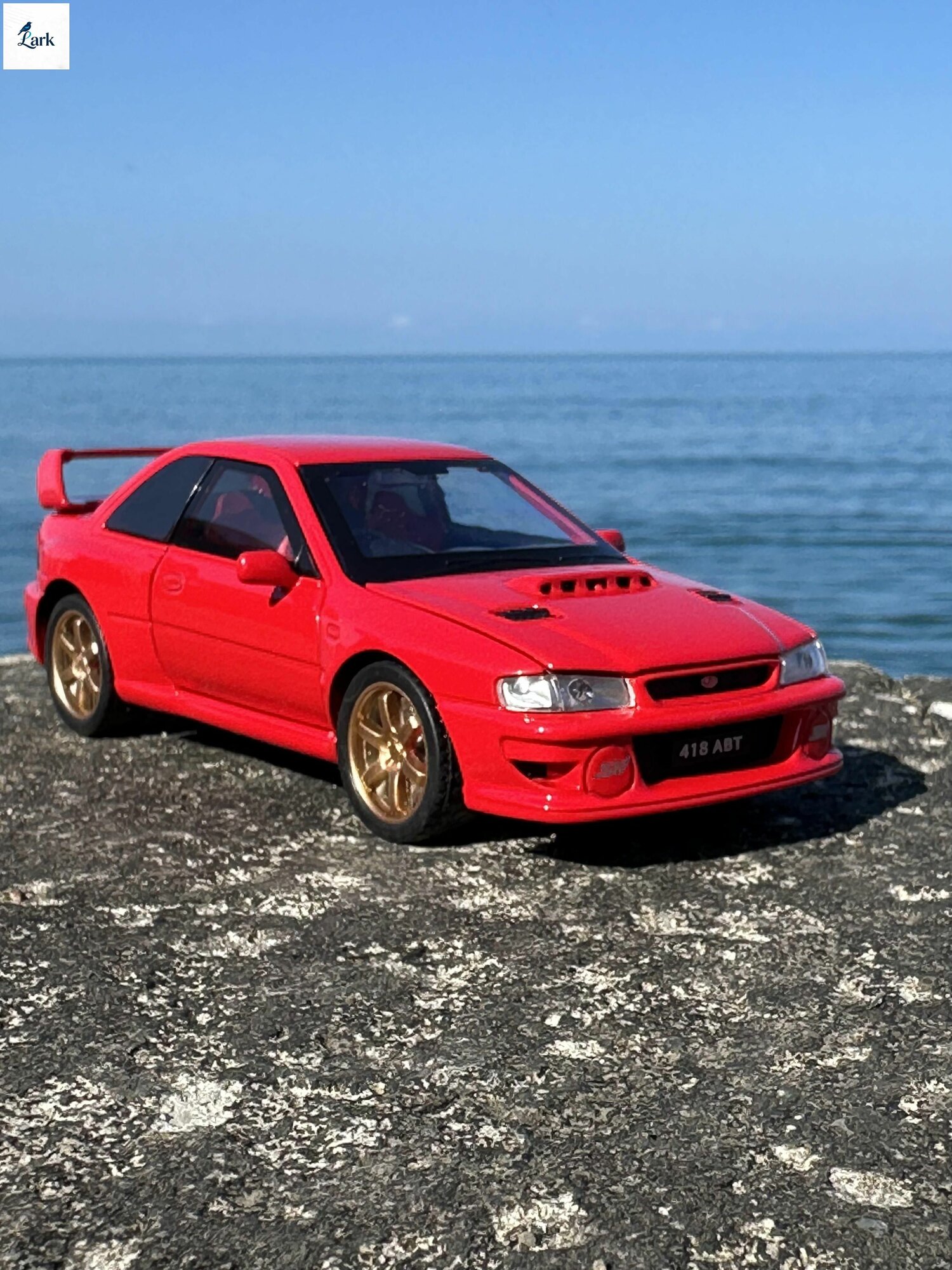 Машинка металлическая Subaru WRX. Товар уцененный