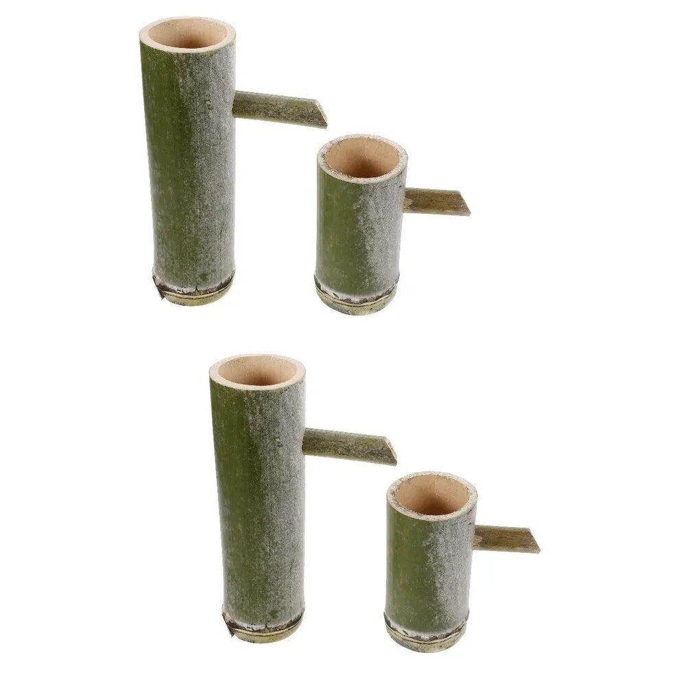 Набор из 4 бамбуковых фонтанов для аквариума