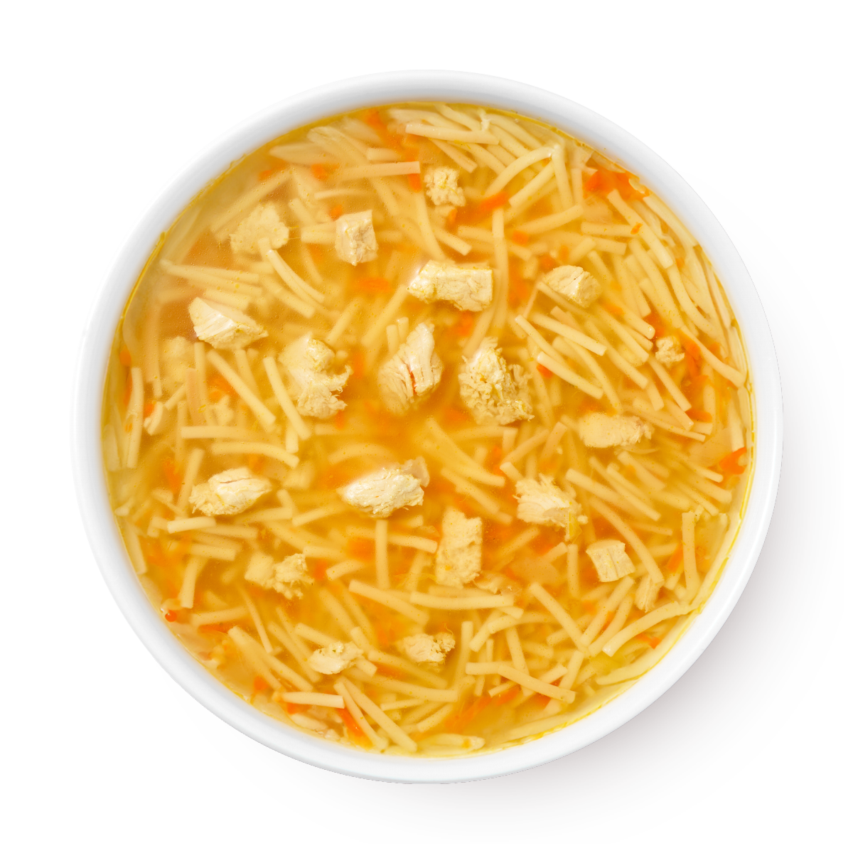 Суп "Лёгкий", с отварным куриным мясом, с лапшой, большая порция, 1000 г