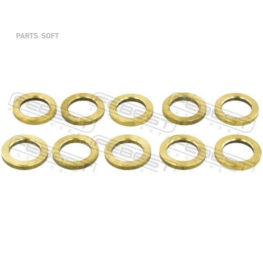 FEBEST RINGFL-025-PCS10 кольцо уплотнительное форсунки впрыска топлива (10 шт. в уп./цена за упаковку) TOYOTA LAND CRUISER P