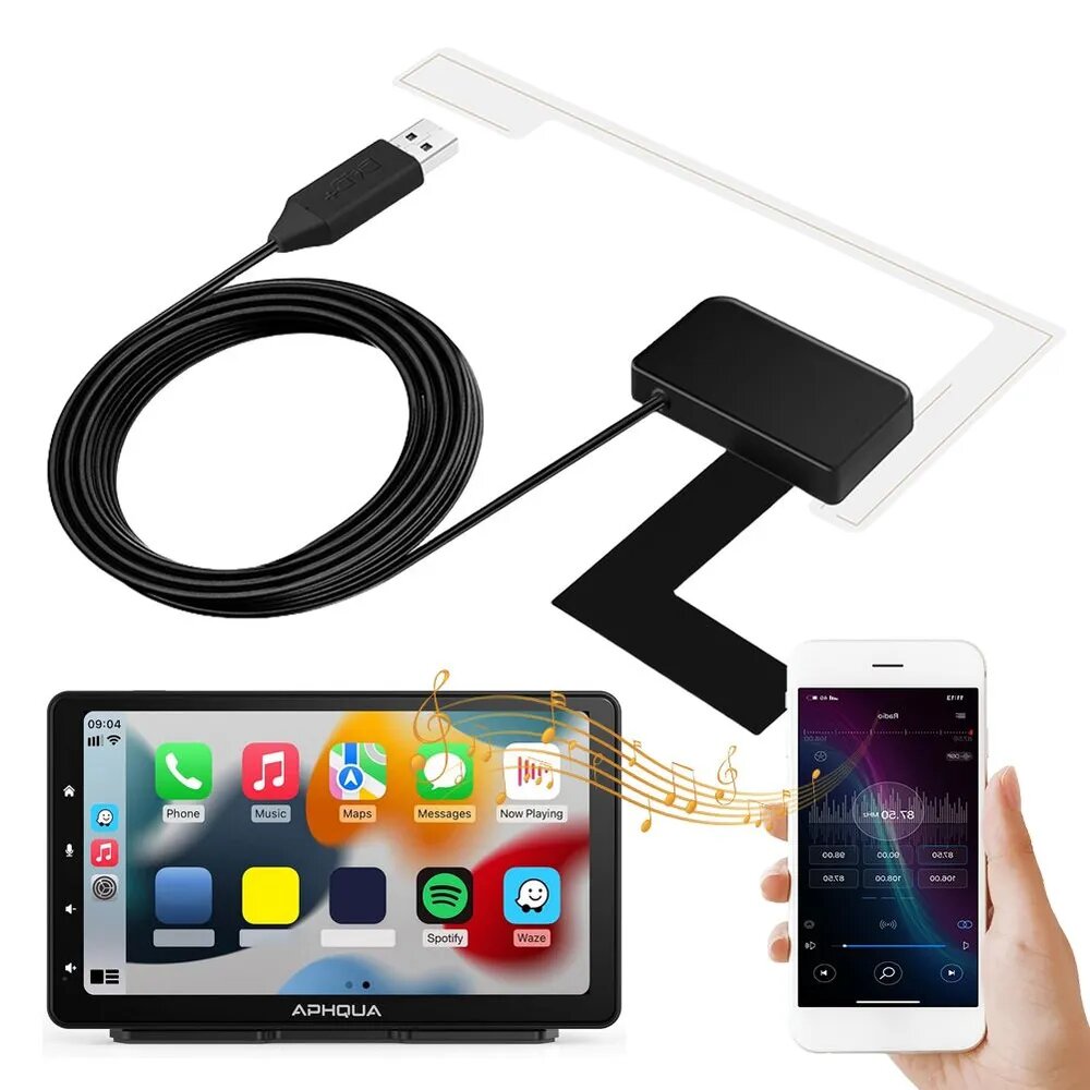 DAB+ цифровой радиоприёмник для автомобильного Android-радио с USB-подключением