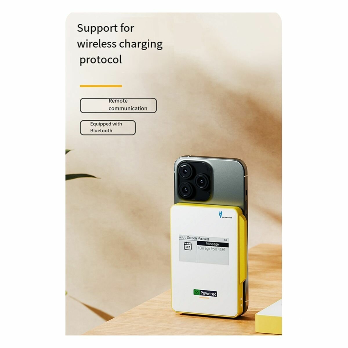 Meshtastic Heltec-MeshPocket Qi2 Магнитный внешний аккумулятор для телефона, A