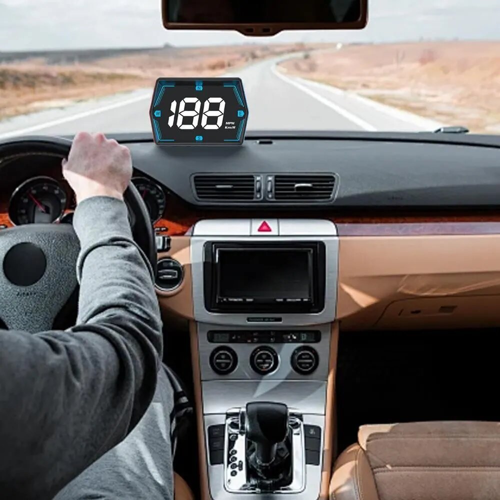 Cccitizen Компьютер бортовой G20 HUD GPS, Черный, для всех типов транспортных средств — фото 1