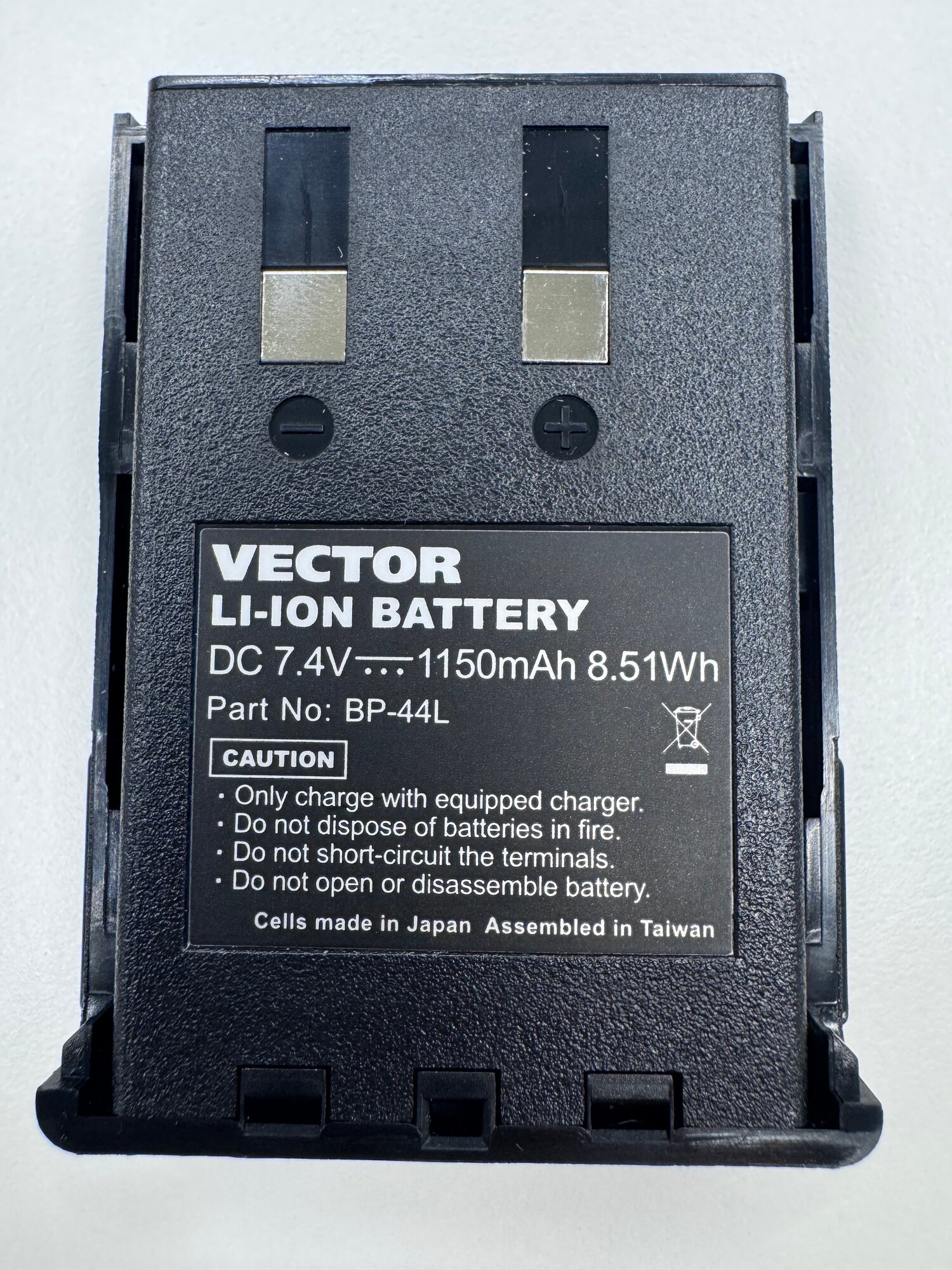 Аккумулятор BP-44 L для Vector VT-44 Military, 1150 mAh
