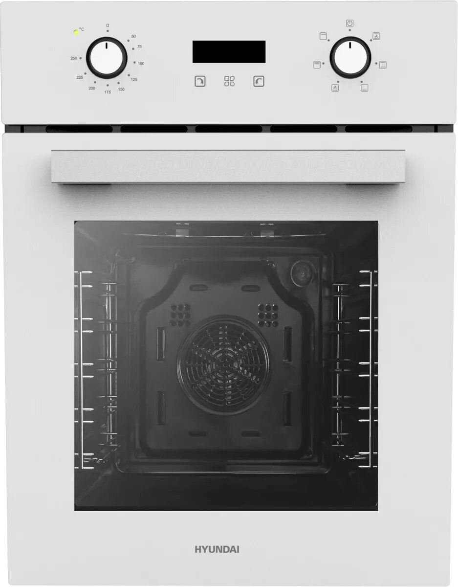 Духовой шкаф электрический Hyundai HEO 45411 WG белый стекло