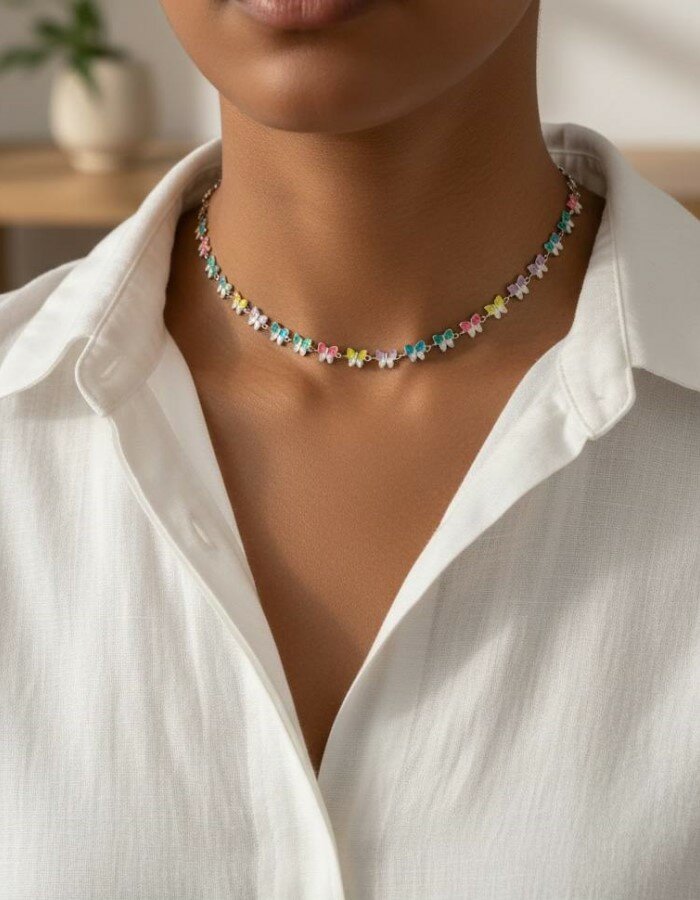 Колье, эмаль