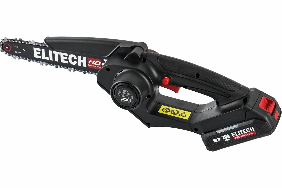 Пила цепная аккумуляторная Elitech HD CS 2008BLK (E1611.016.00)