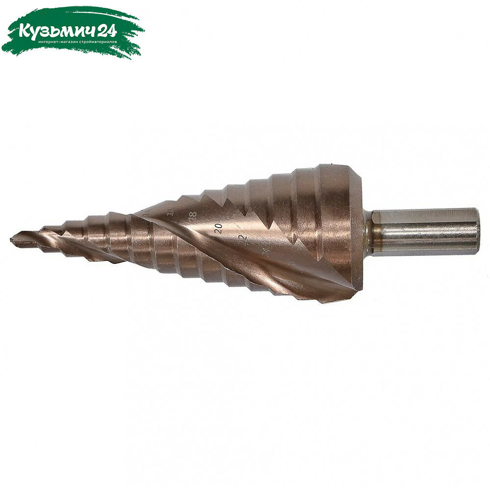 Сверло по металлу Sturm 1055-S430K, 4-30 мм, ступенчатое, хвостовик цилиндрический