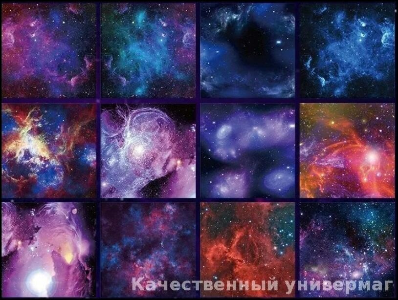 Набор для творчества с эксклюзивным принтом 50 листов цветной бумаги 15 на 15 см