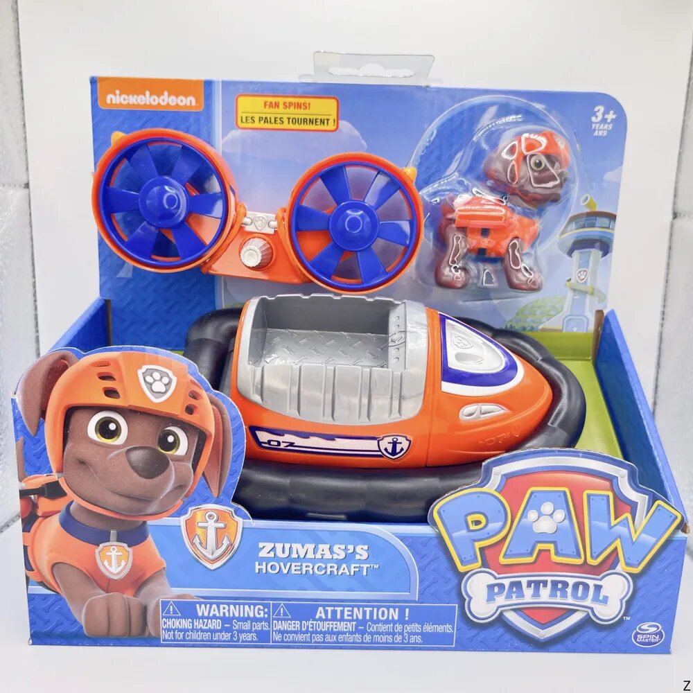 Paw Patrol/Щенячий Патруль, набор Зума с кораблём-машиной на подушке, Zumas's Hovercraft