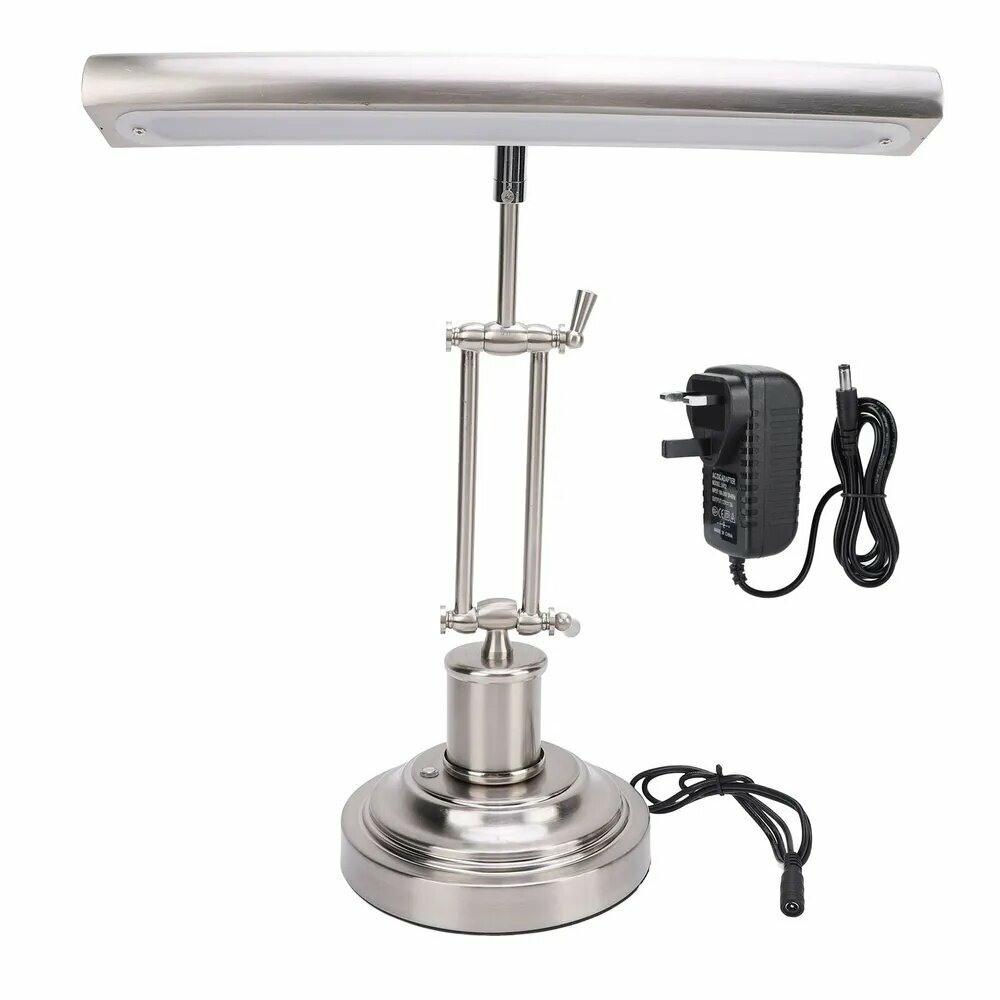 Лампа для фортепиано 12 Вт с сенсорным управлением и плавной регулировкой яркости, 3000 6000 К, безопасная для глаз, индекс цветопередачи 85 CRI, вилка UK